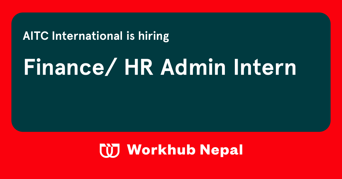 Finance/ HR Admin Intern