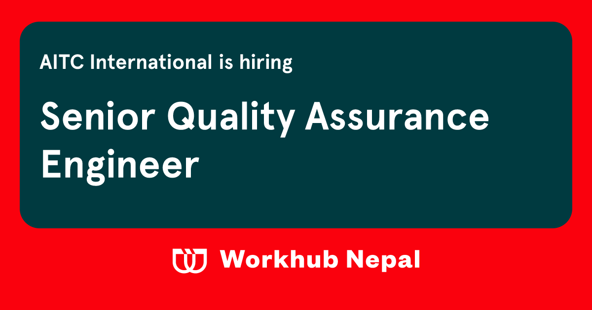 Senior Quality Assurance Engineer
