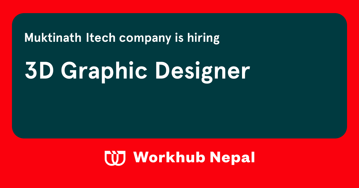 3D Graphic Designer