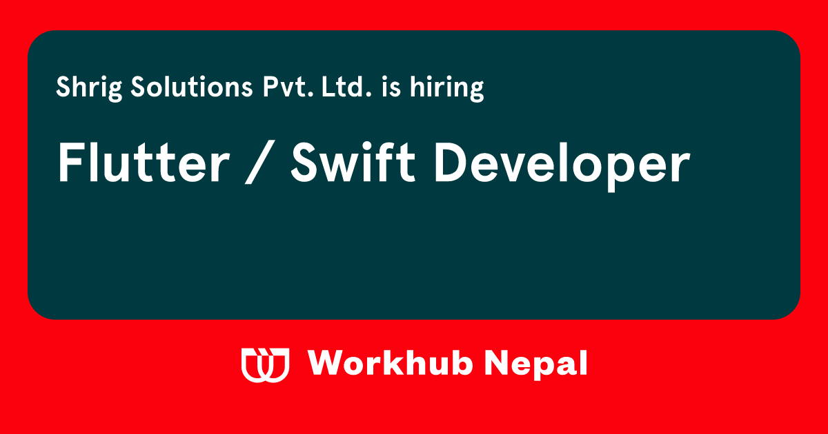 Flutter / Swift Developer