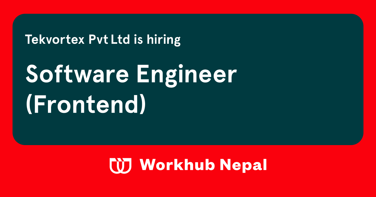 Software Engineer (Frontend)